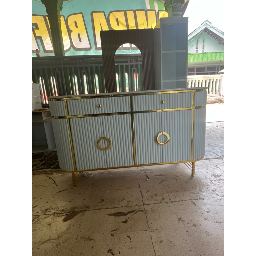 Jual [Custom Made] Bufet Oval Premium Elestra | Diswar Credenza ...