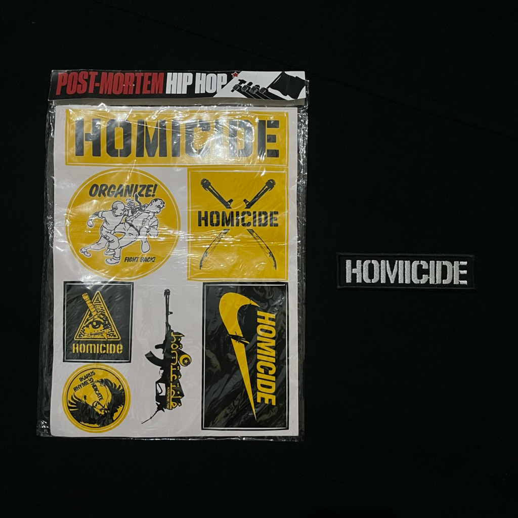 Jual Sticker Pack & Patch Homicide | Shopee Indonesia