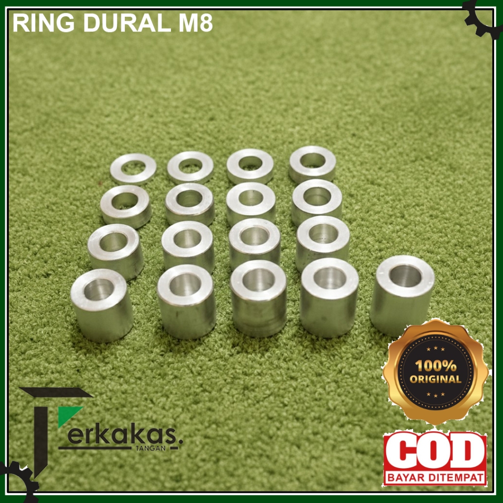 Jual Bosh Ring Alumunium Dural M8 Baut 12 PNP Tromol Gear Kaliper Underbond motor Universal ...