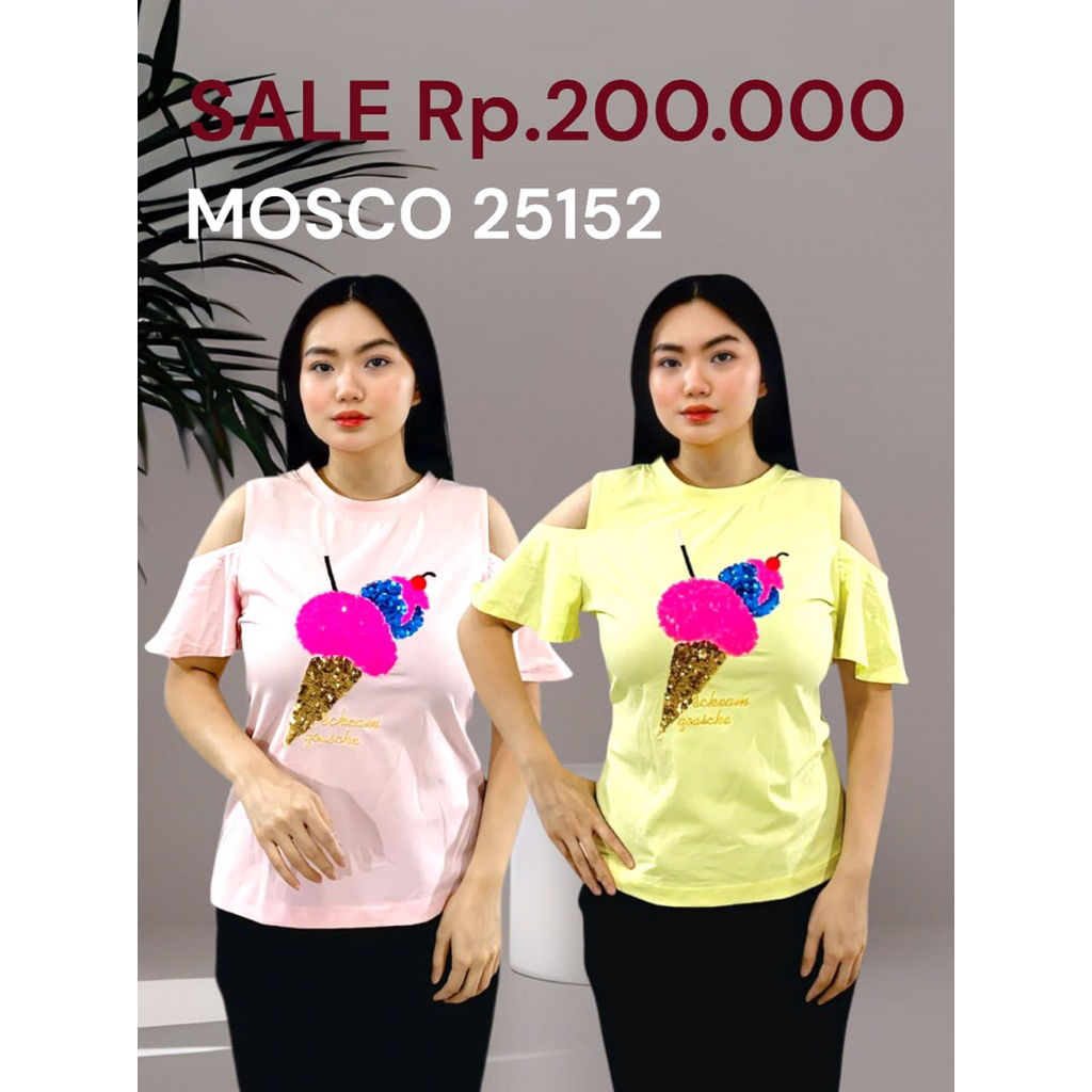 Jual Blouse Mosco 25152 | Shopee Indonesia