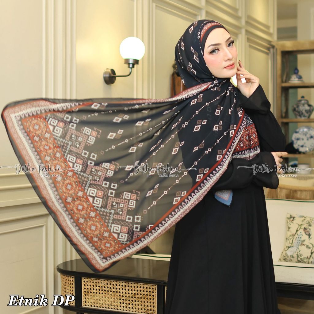 Jual Pashmina Motif Turki Ceruty Babydoll | Shopee Indonesia