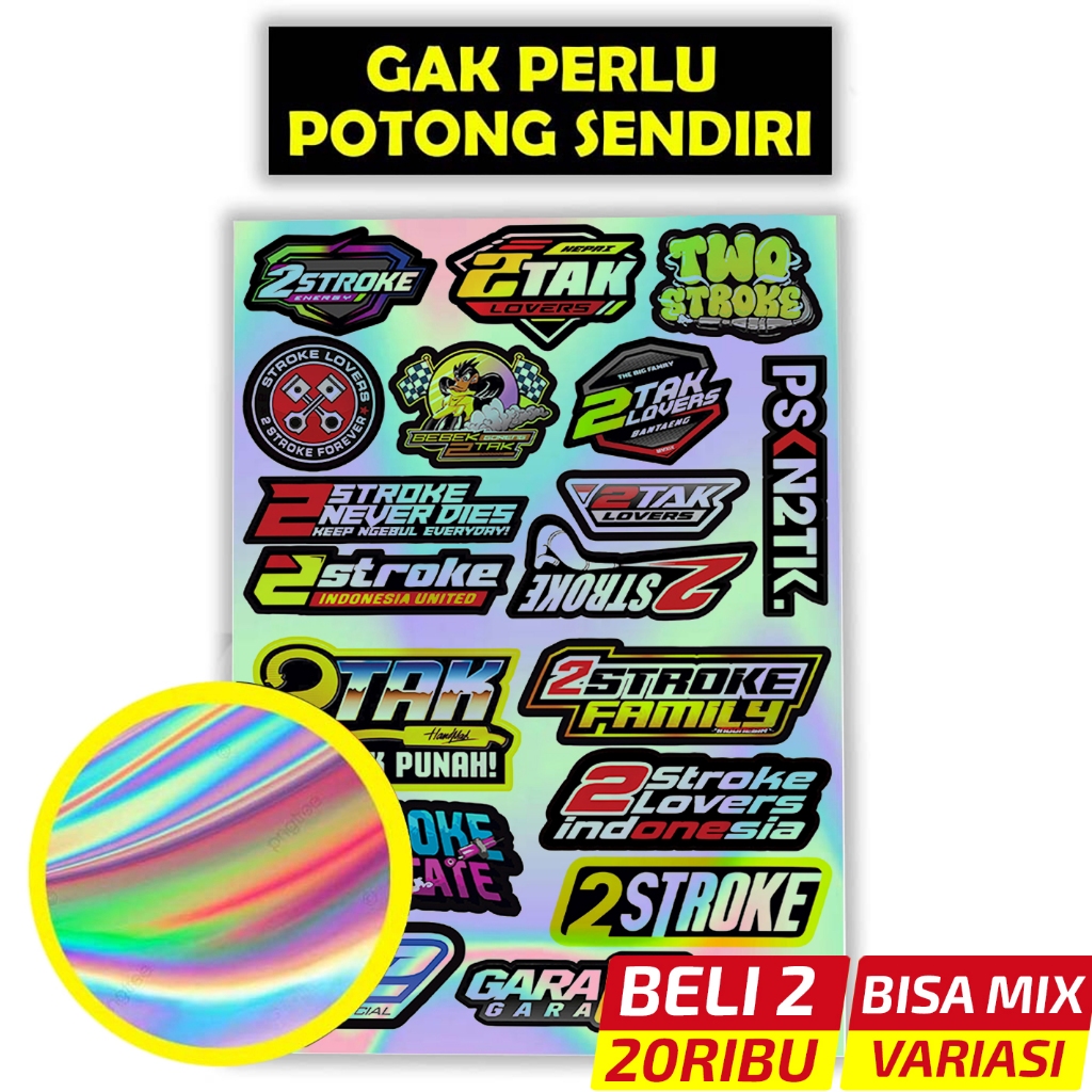 Jual Stiker Hologram Motor 2 Tak, Sticker Hologram Motor 2 Tak, Stiker ...