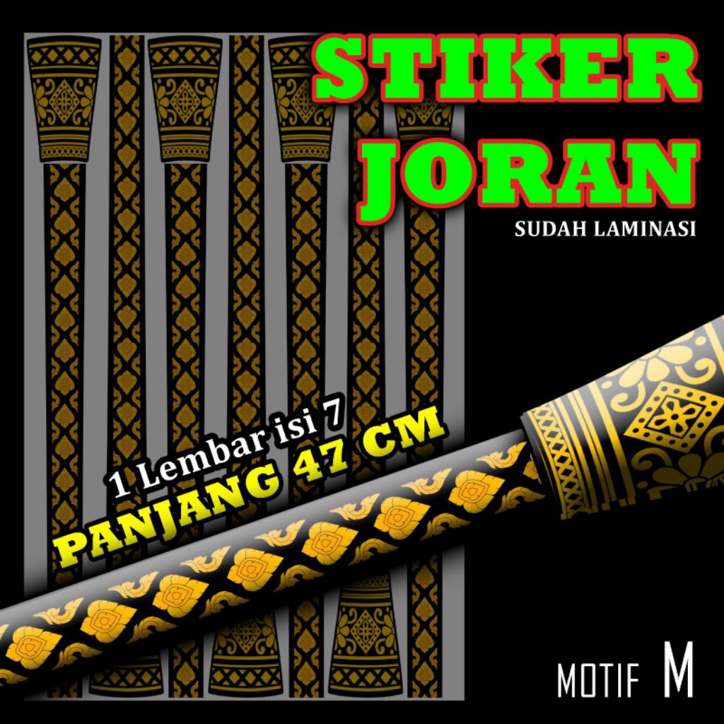 Jual stiker joran pancing, sticker joran, notif M | Shopee Indonesia