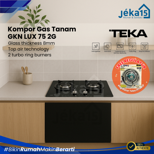Jual TEKA GKN LUX 75 2G Kompor Gas Tanam Modern & Tahan Lama | Shopee ...