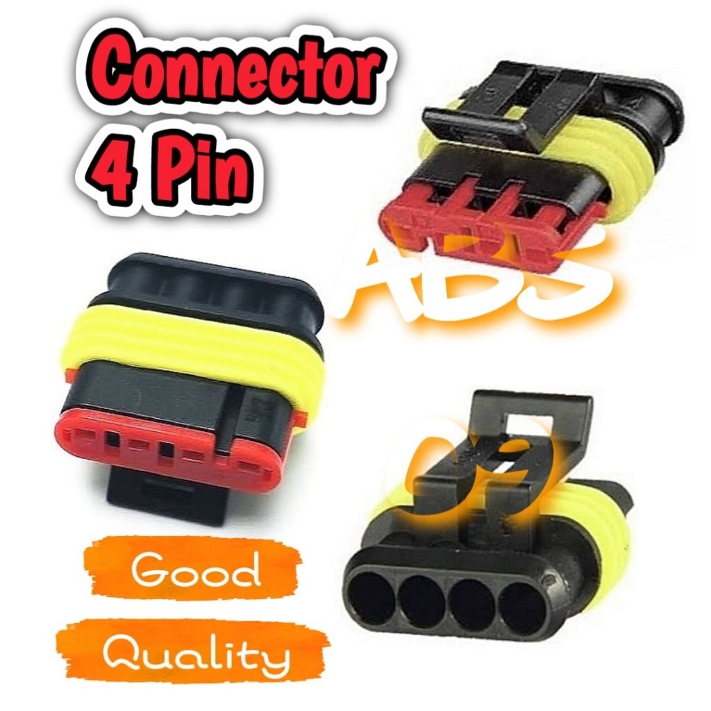 Jual Soket Konektor 2 pin 4 pin CHERY QQ fuel pump socket connector ...