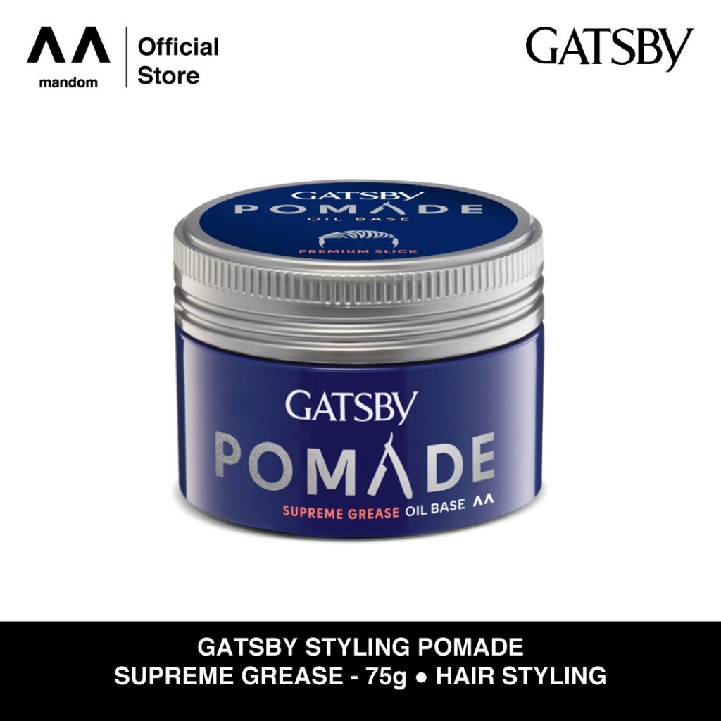 Jual GATSBY Styling Pomade Supreme Grease 75gr | Shopee Indonesia
