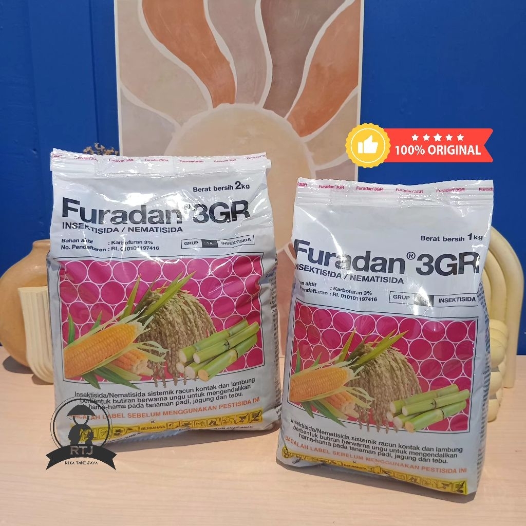 Jual FURADAN 3GR INSEKTISIDA NEMATISIDA | KEMASAN 1 KG & 2 KG ...