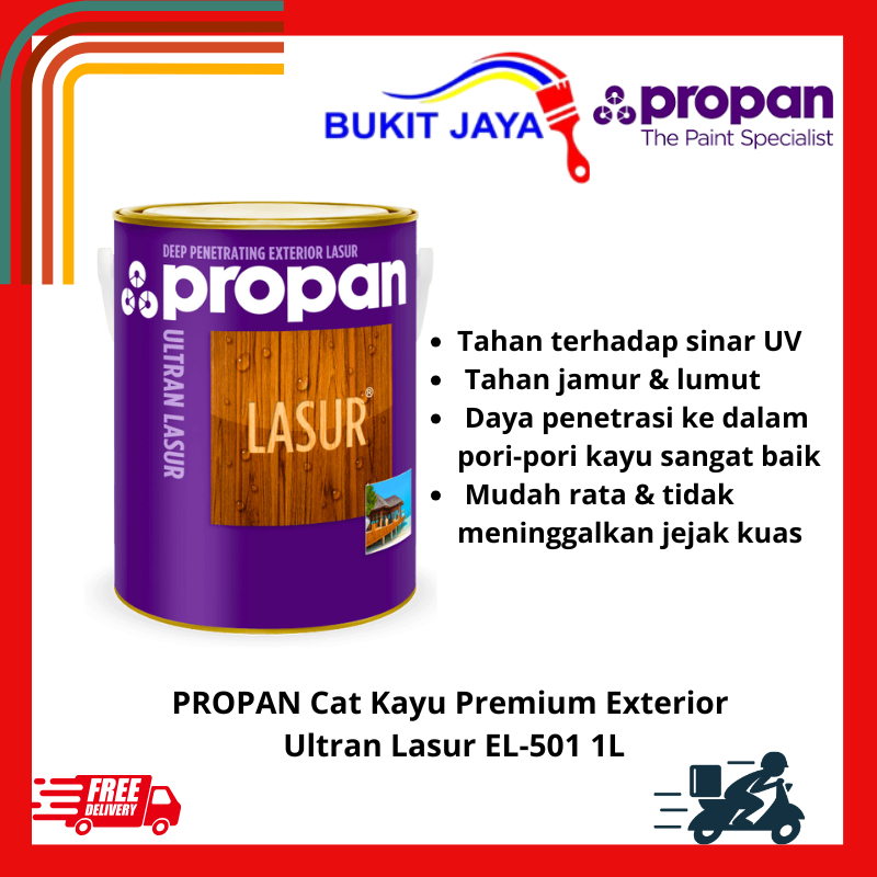 Jual PROPAN CAT KAYU PREMIUM EXTERIOR ULTRAN LASUR EL 501 | Shopee ...