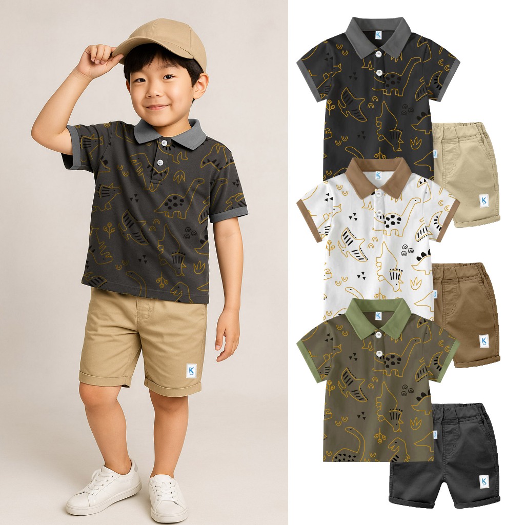 Jual Kennai Baju Setelan Wangki Onset Anak Perempuan & Laki Laki Series ...