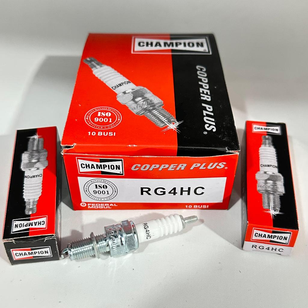 Jual BUSI RG4HC CHAMPION MOTOR KARISMA KHARISMA REVO BEAT SUPRAX125 ...
