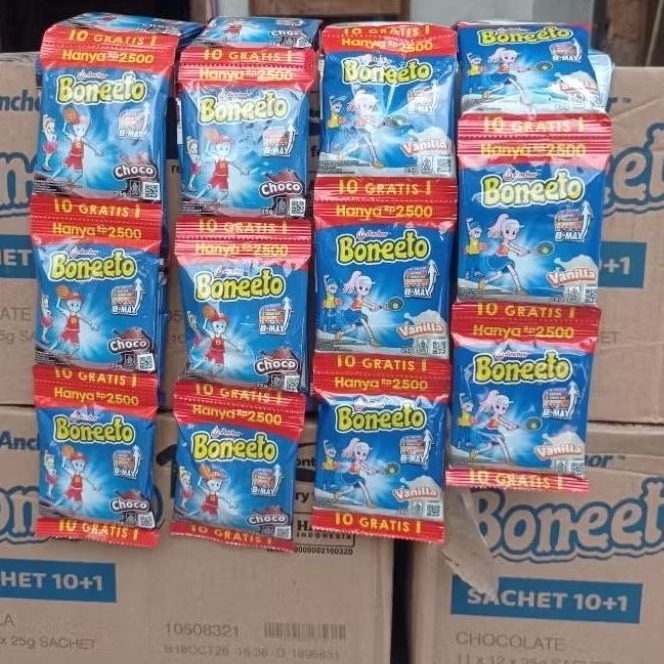 Jual Susu Boneeto 12 Renceng/ Karton / Kemasan Baru Ecer 2500 10+1 ...