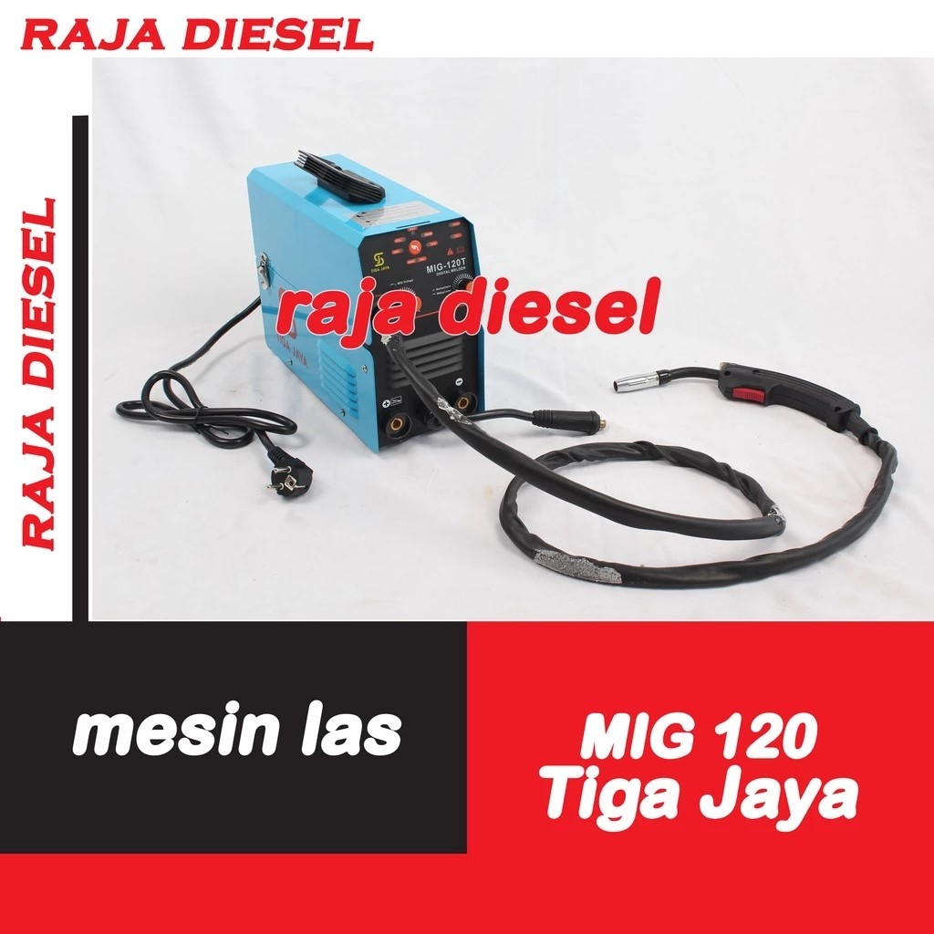 Jual Mesin Las MiG 120 Gasless + kawat 0.8mm 1kg NEW MODEL selama ...