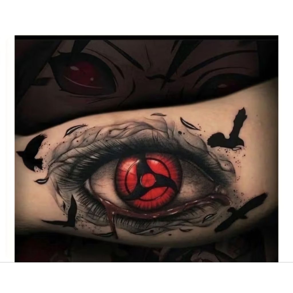Jual Tato Temporary MATA UCHIHA Tato Temporary Tahan Air Anti Air ...