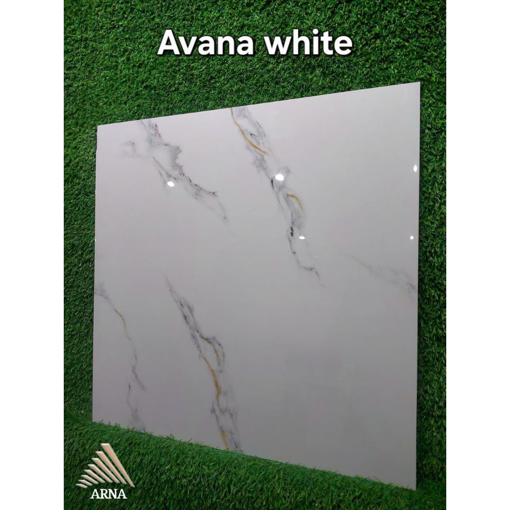 Jual Granit Lantai corak marmer glaze polish 60x60 arna avana white ...