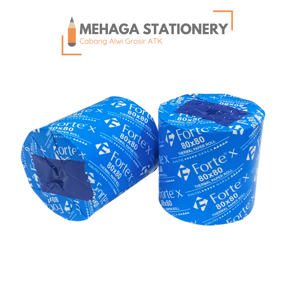 Jual Kertas Thermal Forte Ukuran 80x80 | 1 Roll | Shopee Indonesia