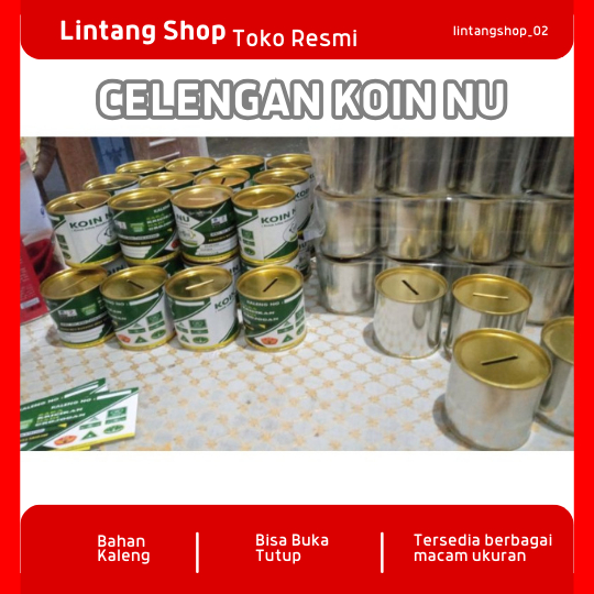 Jual celengan infaq, celengan souvenir ultah dll, full kaleng buka ...