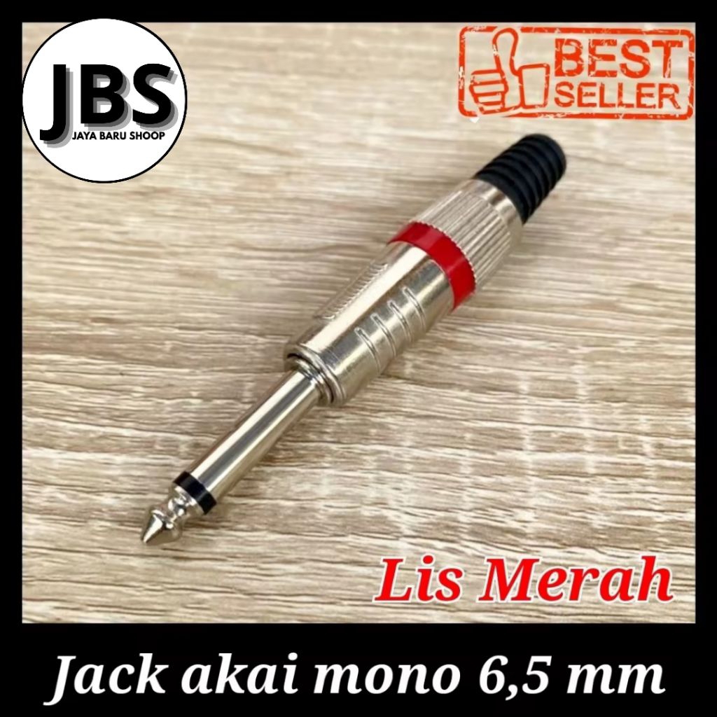 Jual jack akai 6,5mm mono / jack mic / jack toa | Shopee Indonesia