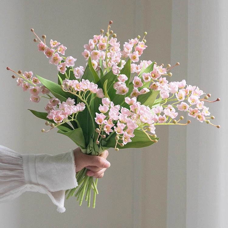 Jual Bell Orchid/Bunga Plastik/Bunga tangan mewah/Bunga Meja Makan ...