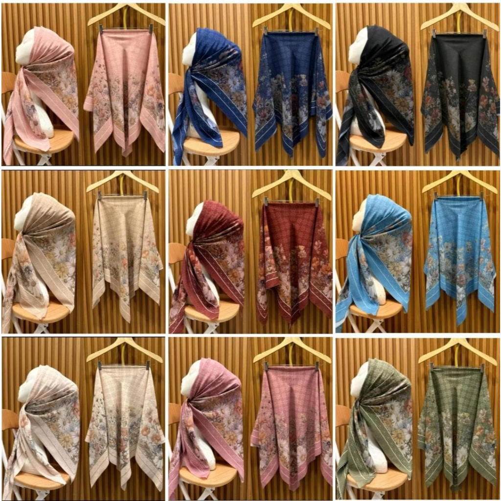 Jual Segi Empat Motif Flower Bunga Floria | Shopee Indonesia
