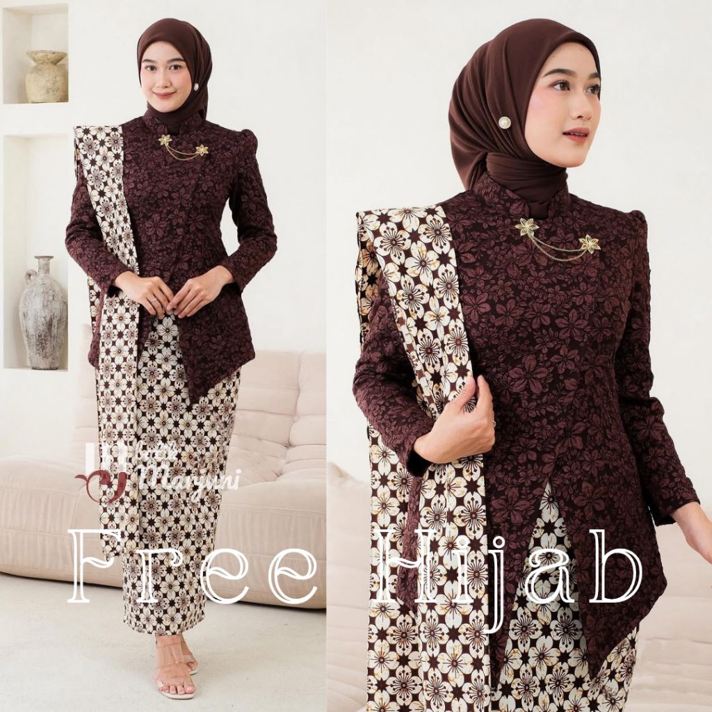 Jual (TERSEDIA JUMBO) Kebaya Anggita Janggan Fukoro Kebaya wisuda kebaya tunangan kebaya lamaran ...