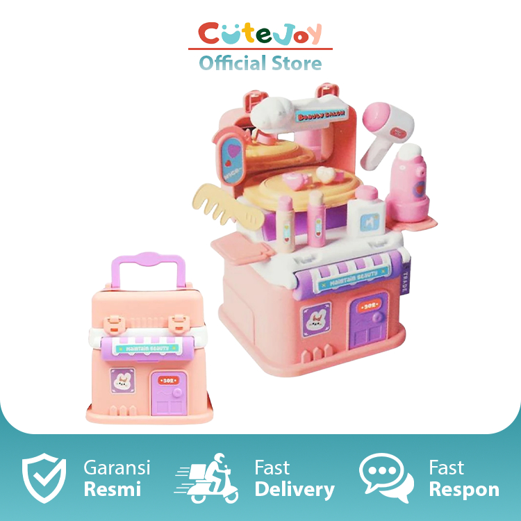 Jual CUTE JOY Mainan Salon Kecantikan Multifungsi dengan Kotak ...