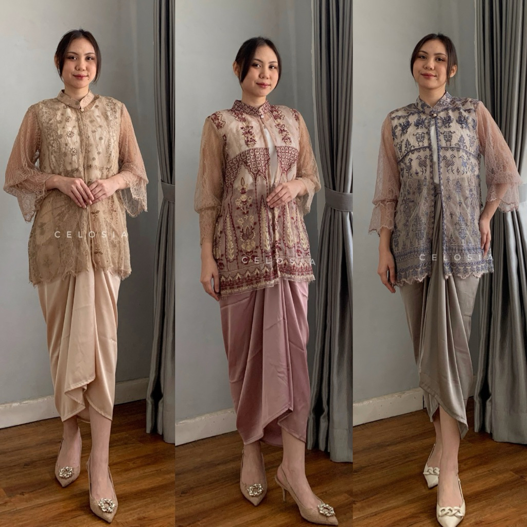 Jual Denise set- set hari raya - set kebaya - set brukat - kebaya ...