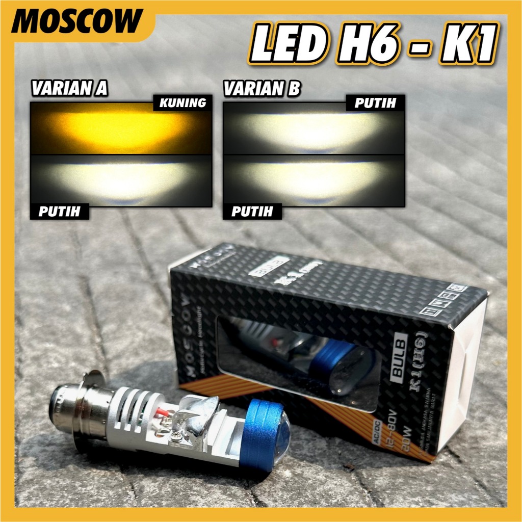 Jual LAMPU UTAMA H6 MATIC BEBEK LASER MINI PROJIE BILED PROJECTOR LED ...