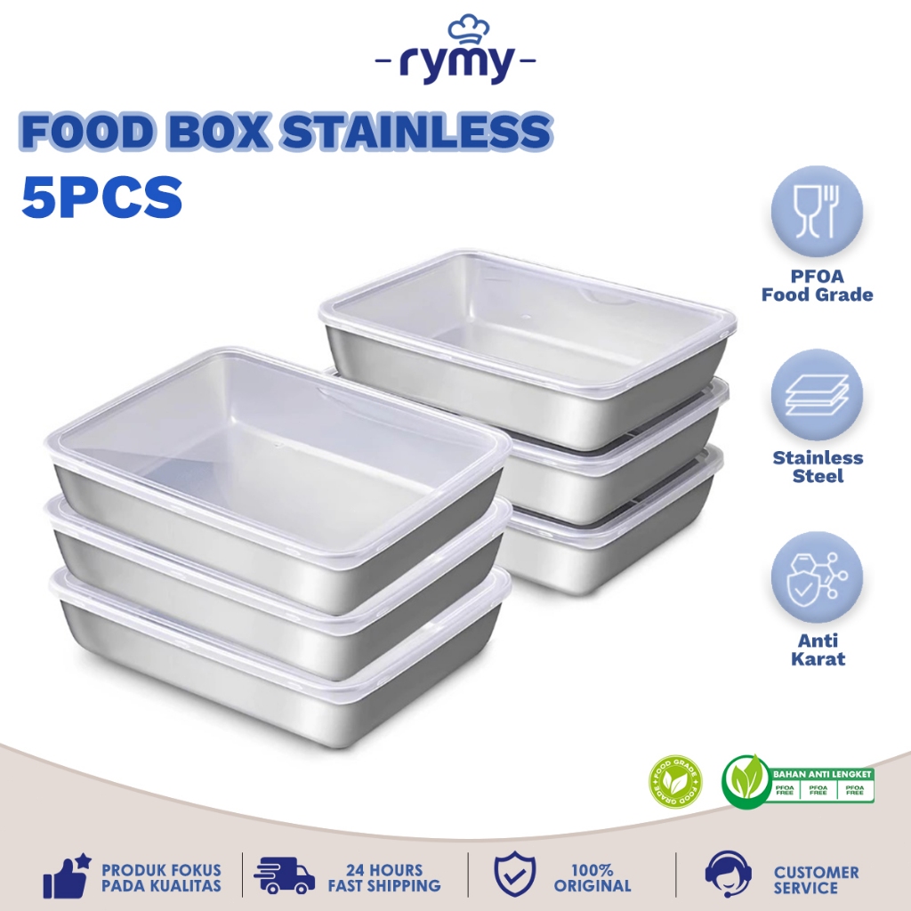 Jual Food Container Stainless Wadah Stainless Sayur Kotak Tempat Wadah ...