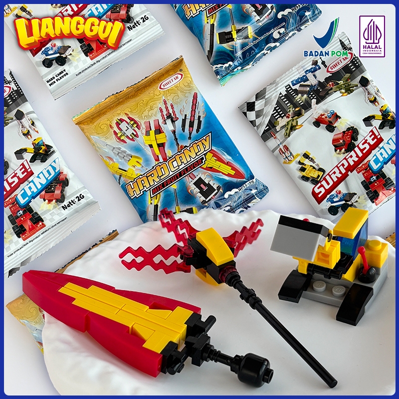 Jual [HALAL] Lianggui Permen Bongkar Pasang Permen Lego Lebaran ...
