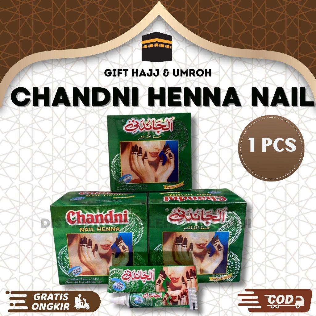 Jual HENNA KUKU 1 PCS CHANDNI HENNA NAIL I HENNA GOLECHA INDIA I PACAR ...
