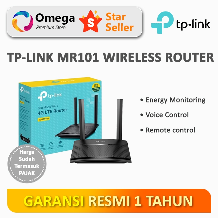 Jual TP-Link MR101 300 Mbps Wireless N 4G LTE Router | Shopee Indonesia