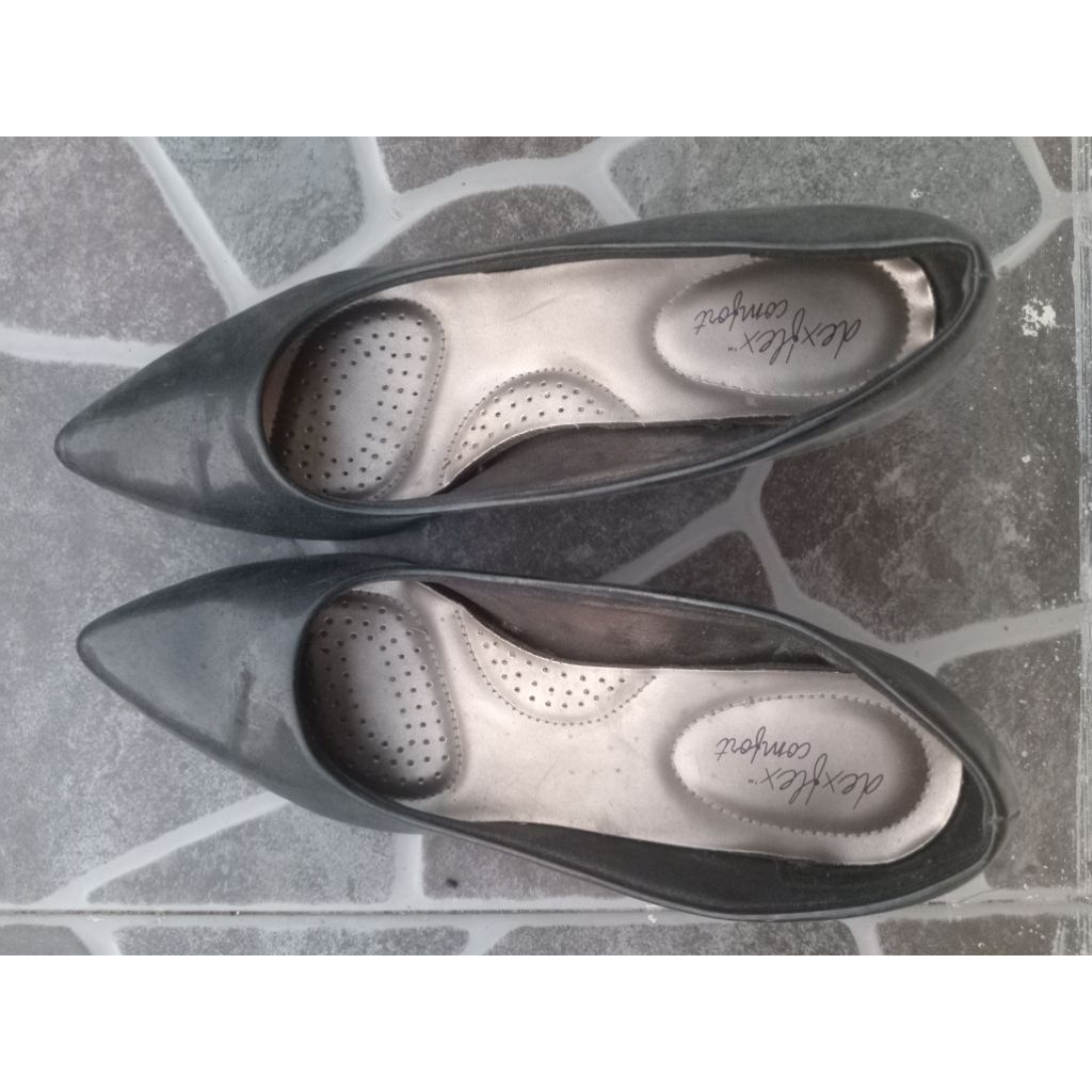 Jual heels hitam size 37 hak pendek | Shopee Indonesia