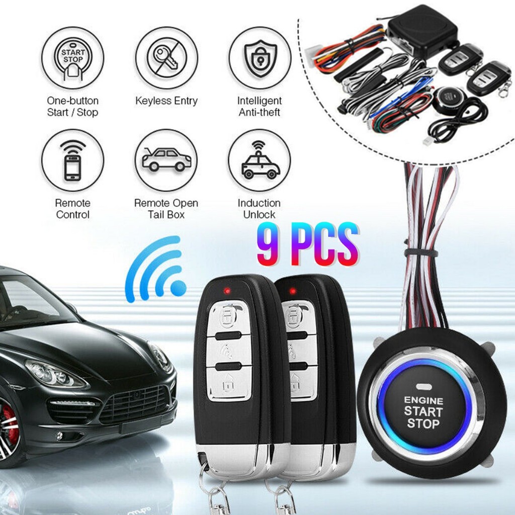 Jual Push Start Stop Engine Mobil Universal System Keamanan Yang ...