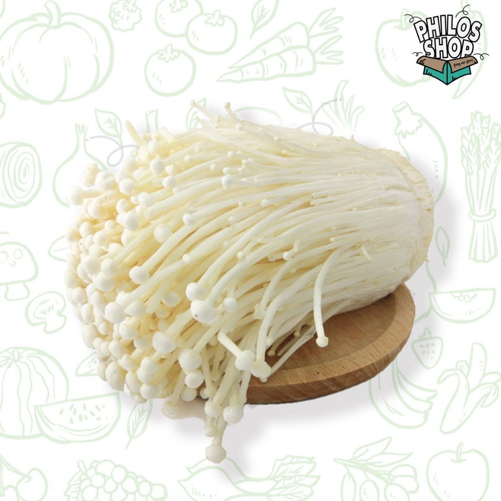 Jual JAMUR ENOKI CHINA FRESH 1 DUS/ 50 pack | Shopee Indonesia