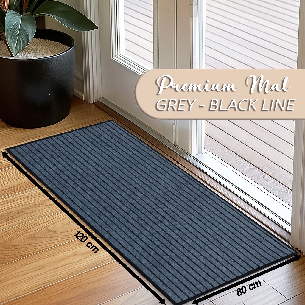 Jual Keset Non-slip Premium Outdoor Ukuran 80x120cm Depan Pintu Rubber ...
