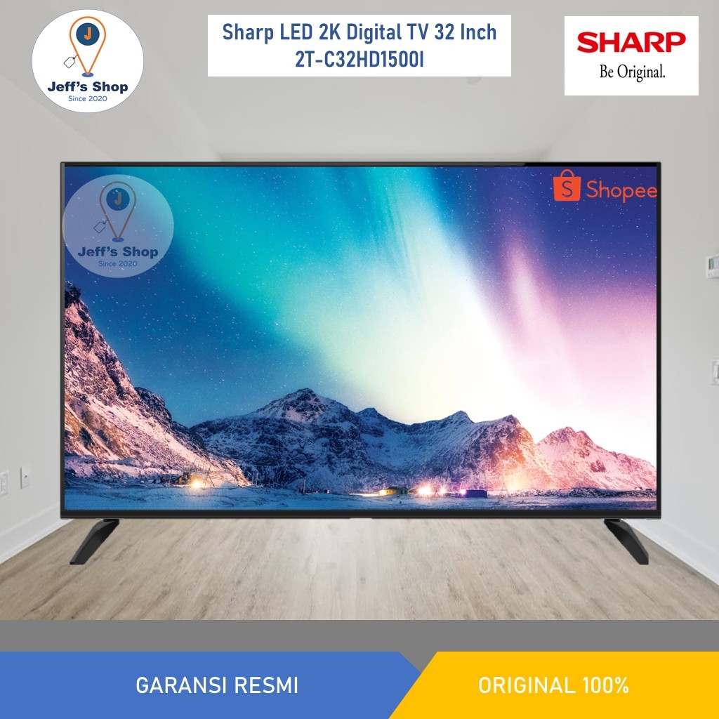 Jual Sharp 2K Digital TV 32 Inch 2T C32HD1500i | Shopee Indonesia
