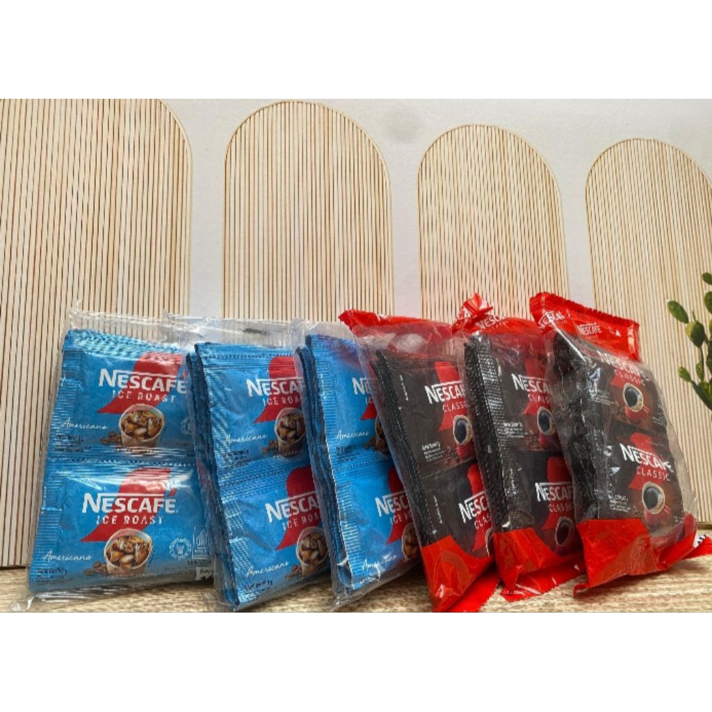 Jual NESCAFE ICE ROAST & NESCAFE CLASSIC ISI 6 | Shopee Indonesia