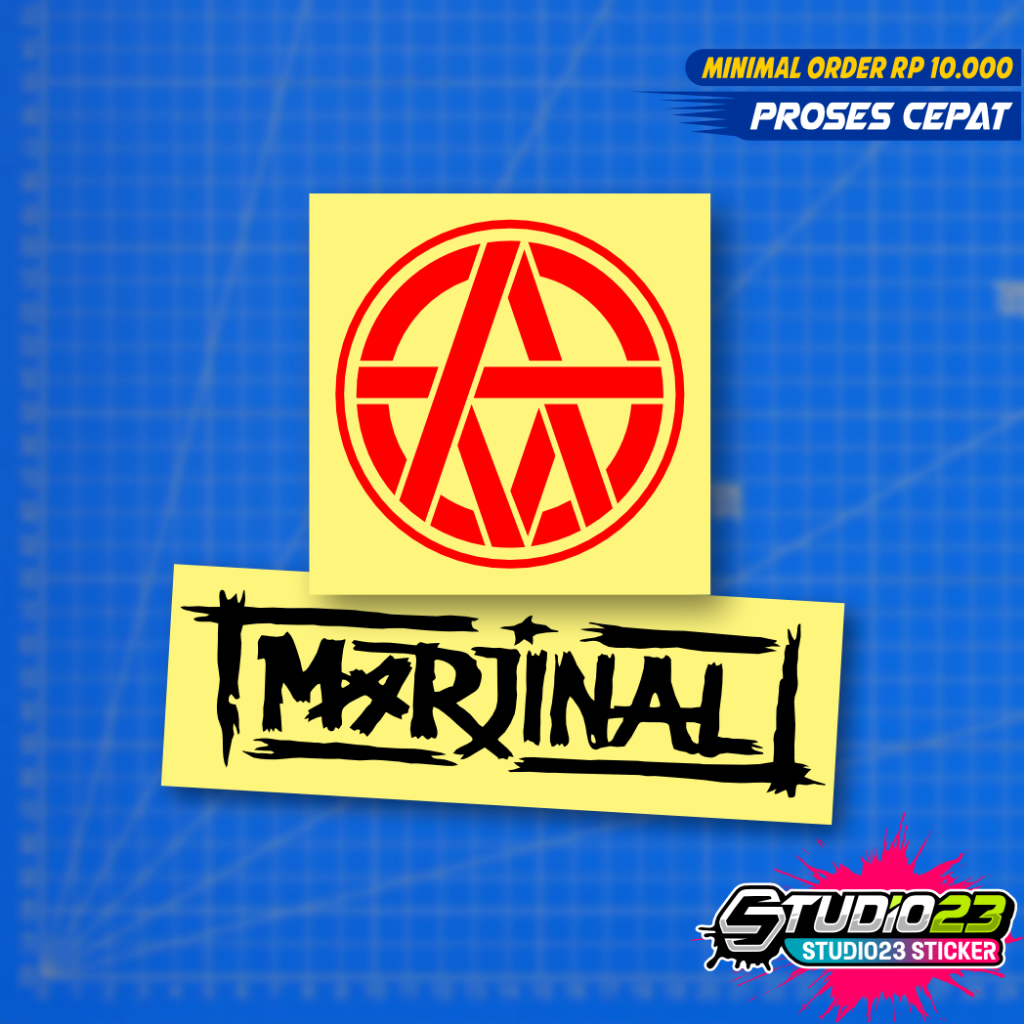 Jual Stiker MARJINAL Cutting sticker | Shopee Indonesia