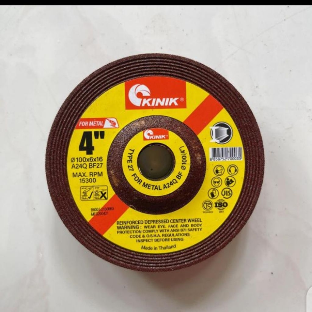 Jual Kinik Mata Gerinda Poles 4 inch/Grinding Wheel Kinik 4 inch(25pcs ...