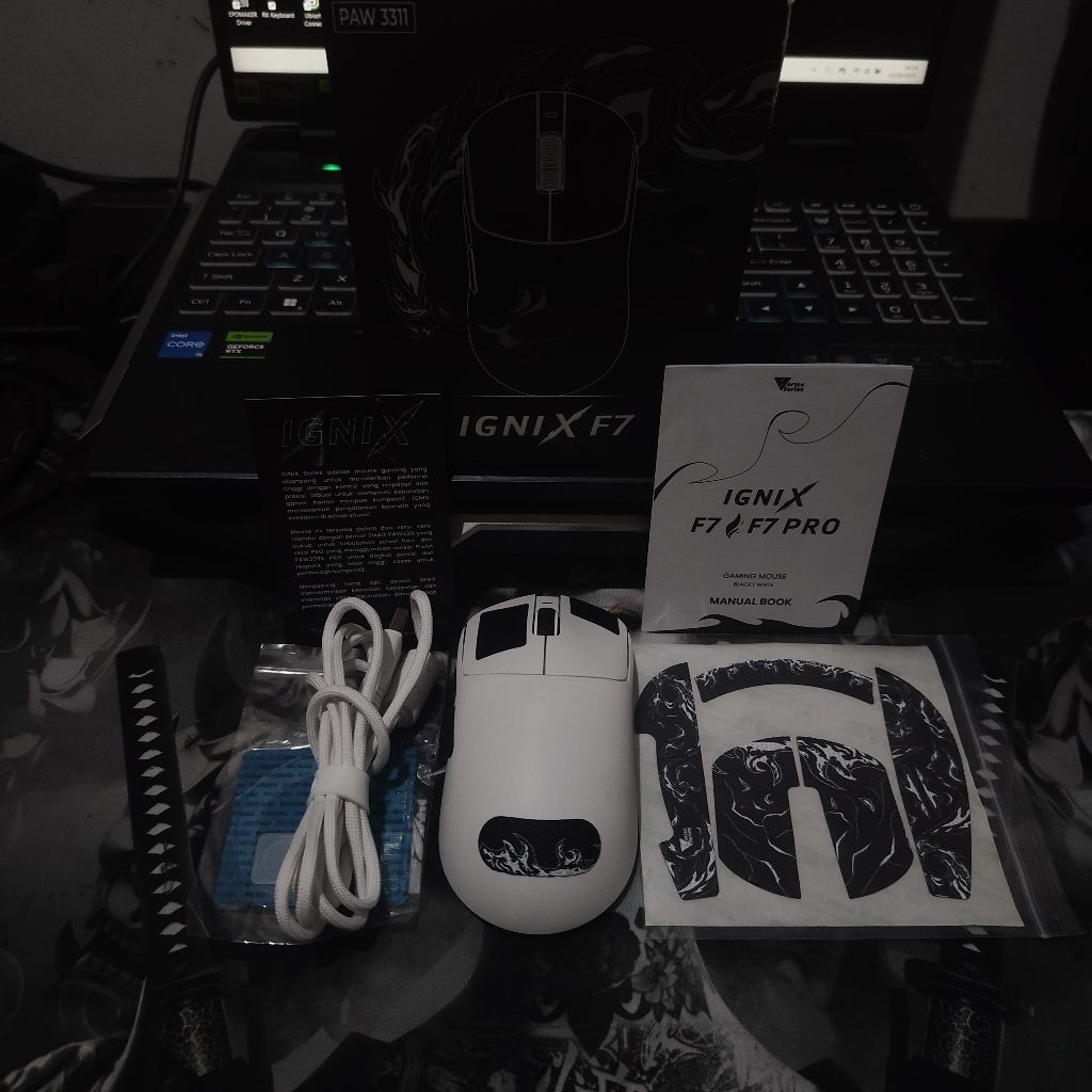 Jual VortexSeries IGNIX F7 Series Wireless Ultralight Mouse Tri Mode ...