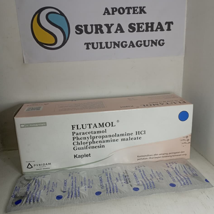 Jual FLUTAMOL KAPLET 10 KAPLET | OBAT FLU BATUK PILEK BARANG AMAN ...