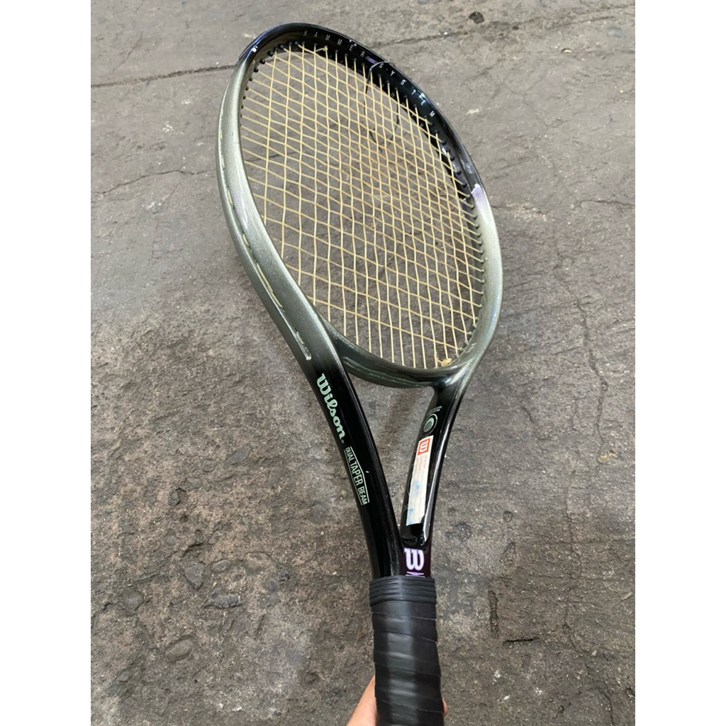 Jual RAKET TENIS WILSON HAMMER PROFILE DUAL TAPER BEAM SIAP PAKAI ...