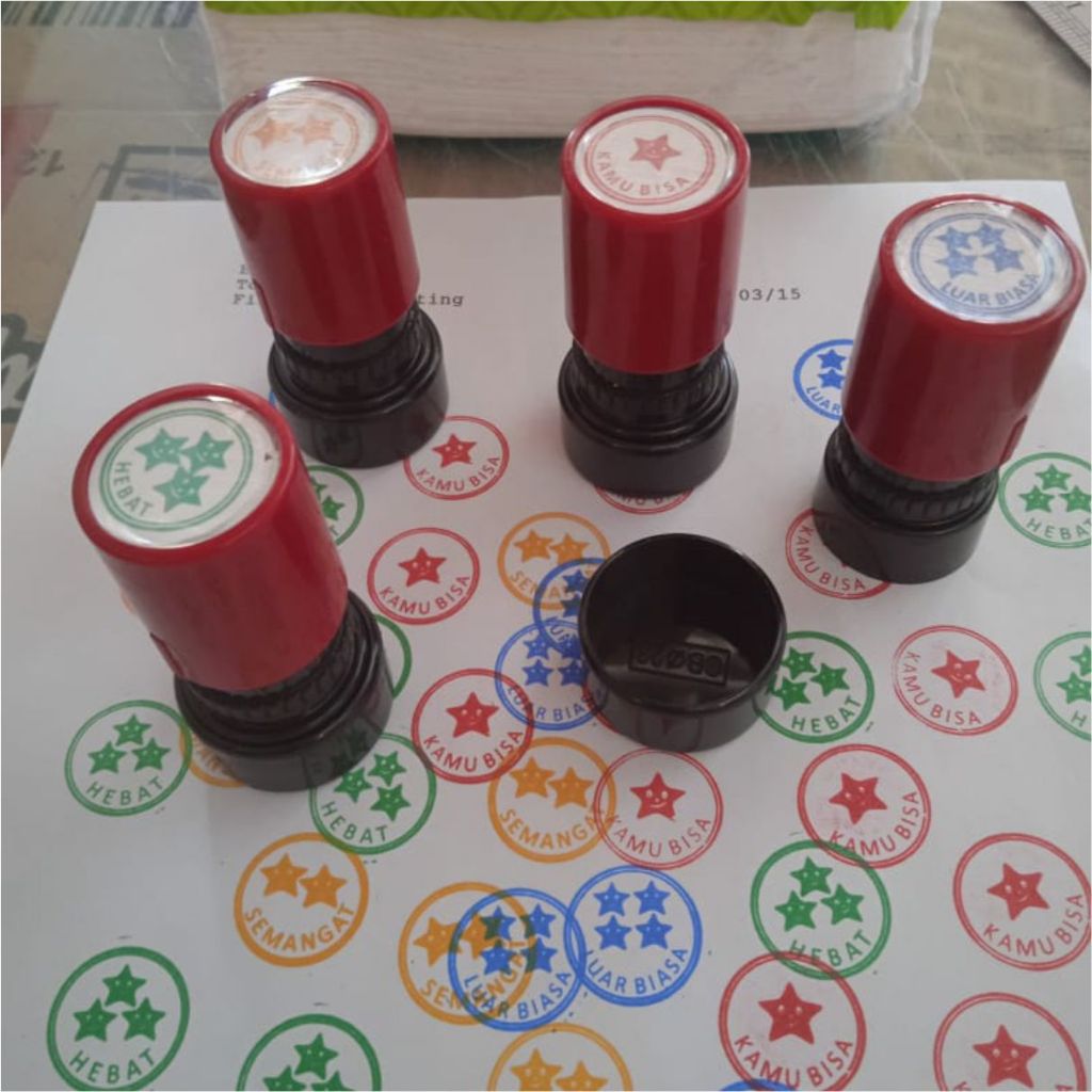 Jual Stempel Flash Bintang Penilaian Guru Untuk Anak Didik TK PAUD ...