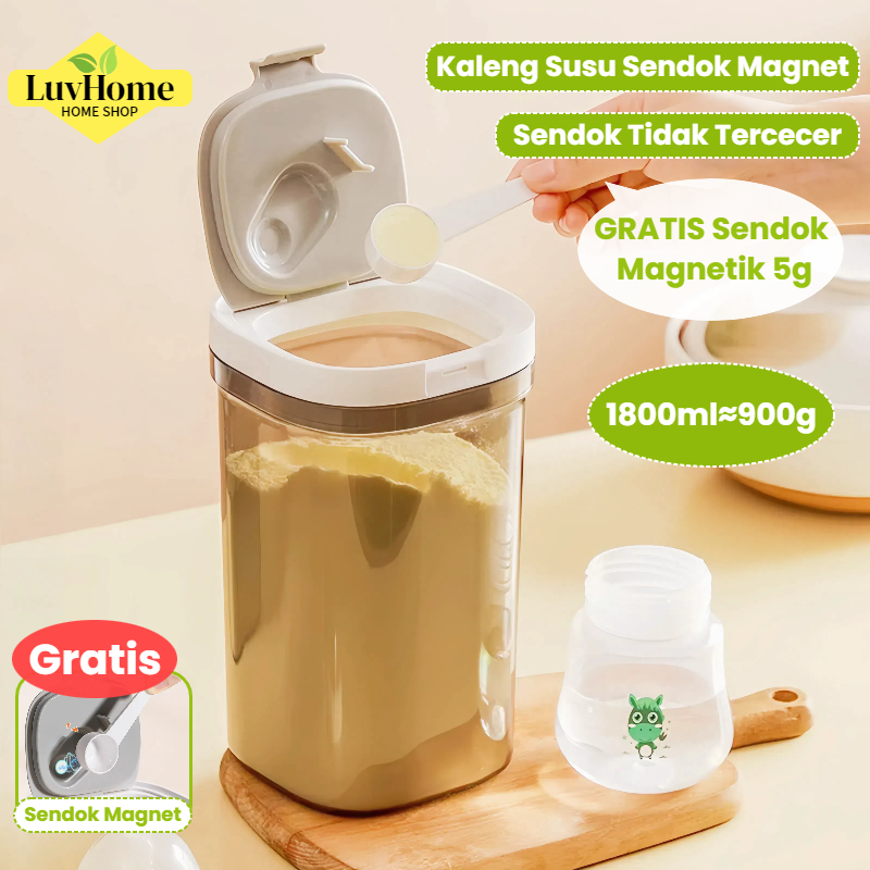 Jual LuvHome BPA Free Tempat susu Formula Bayi/Food Container Mpasi ...