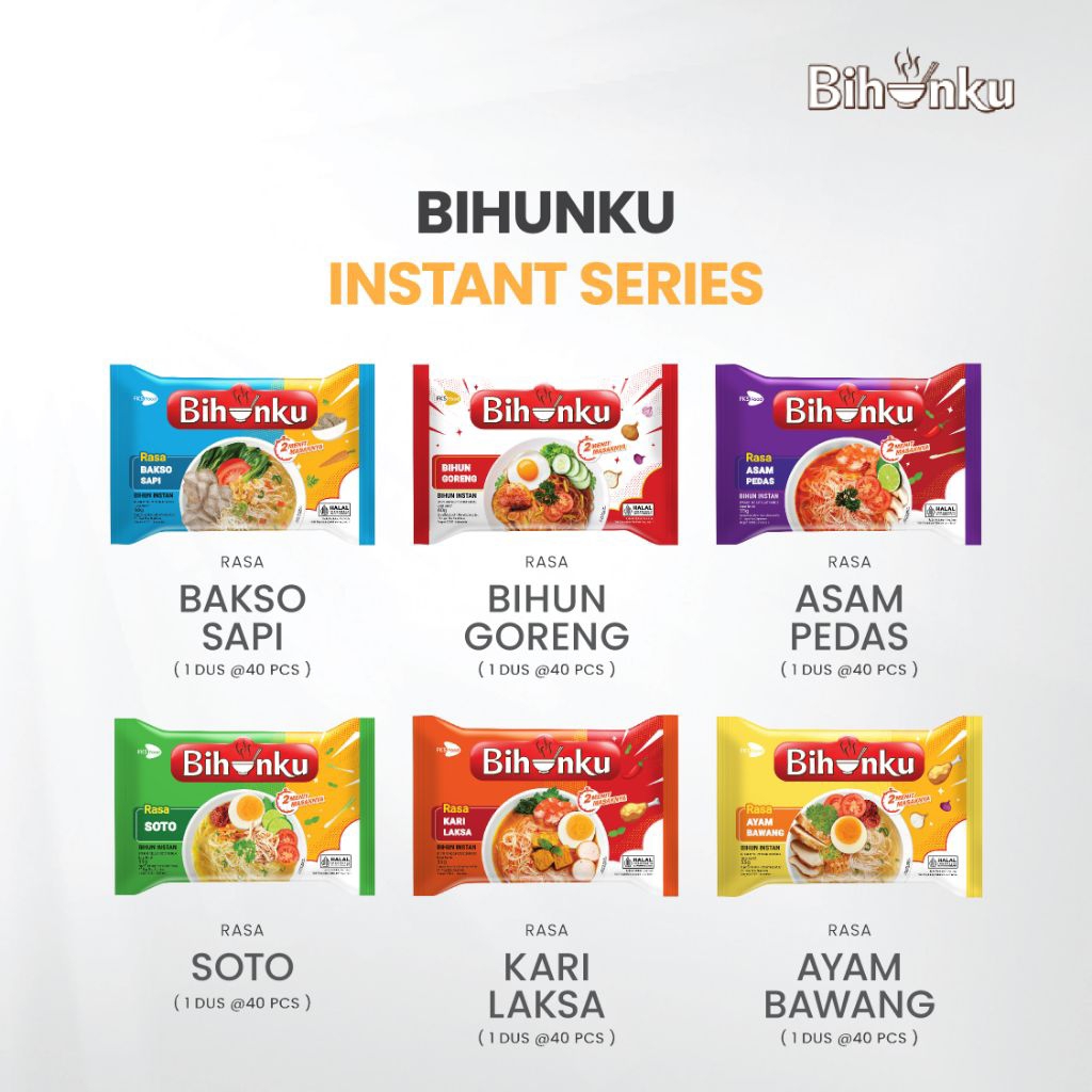 Jual Bihunku Instan - 50gr- 55gr - 12pcs | Shopee Indonesia