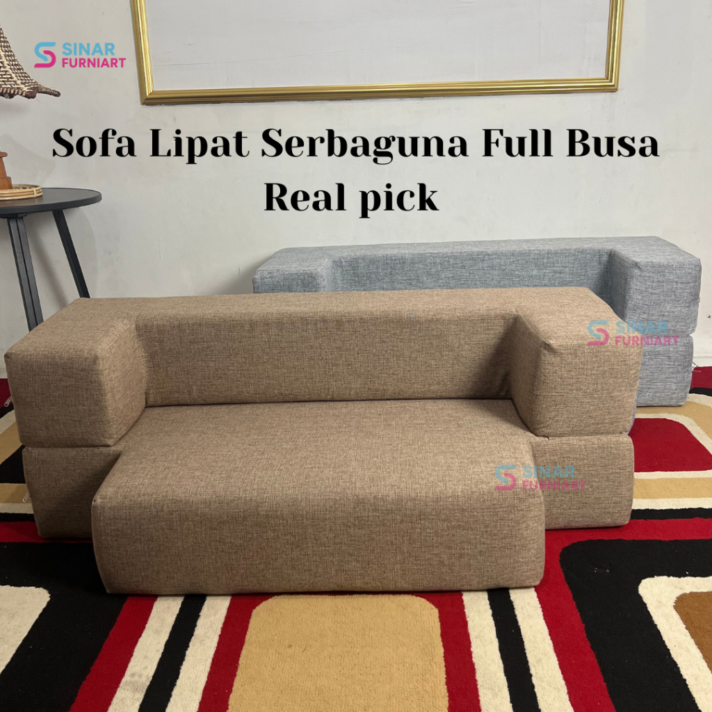 Jual Sofa 2in1 Sofa Bed Minimalis Lipat Multifungsi Bisa Jadi Kasur ...