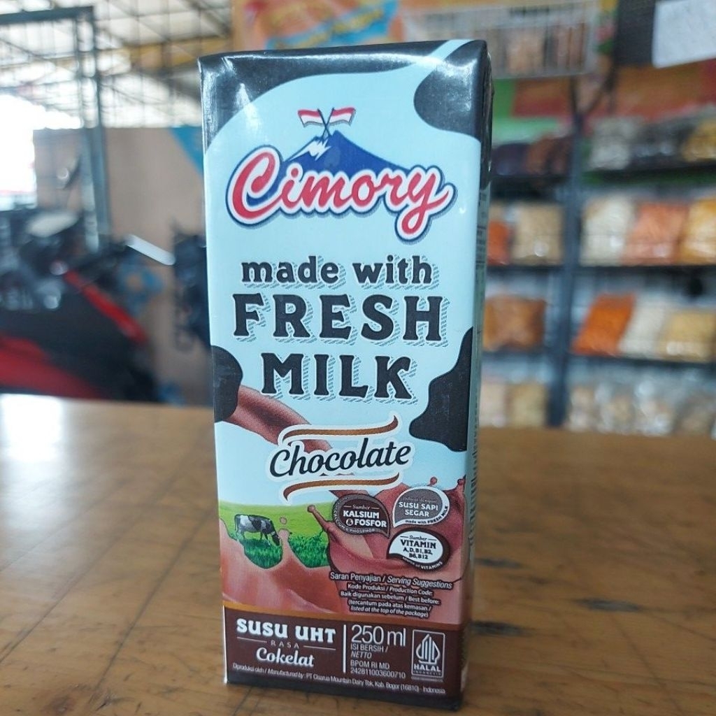 Jual CIMORY SUSU UHT 250ML RASA COKLAT | Shopee Indonesia