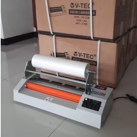 Jual Mesin Laminasi Laminator Alat laminating Panas Dingin Vtec VT330 ...