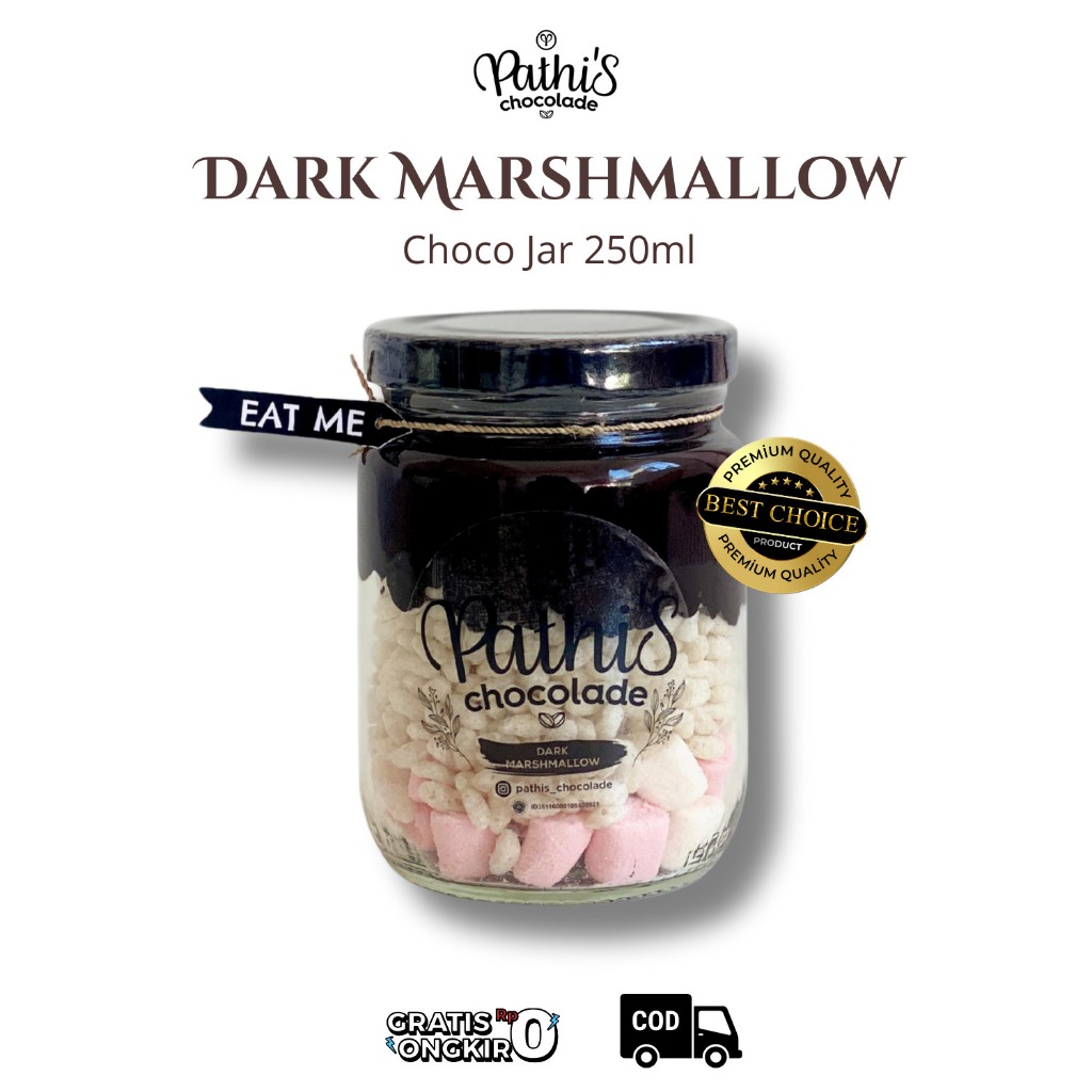 Jual DARK MARSHMALLOW - MARSHMALLOW SERIES PATHIS CHOCOLADE - CHOCOLATE ...