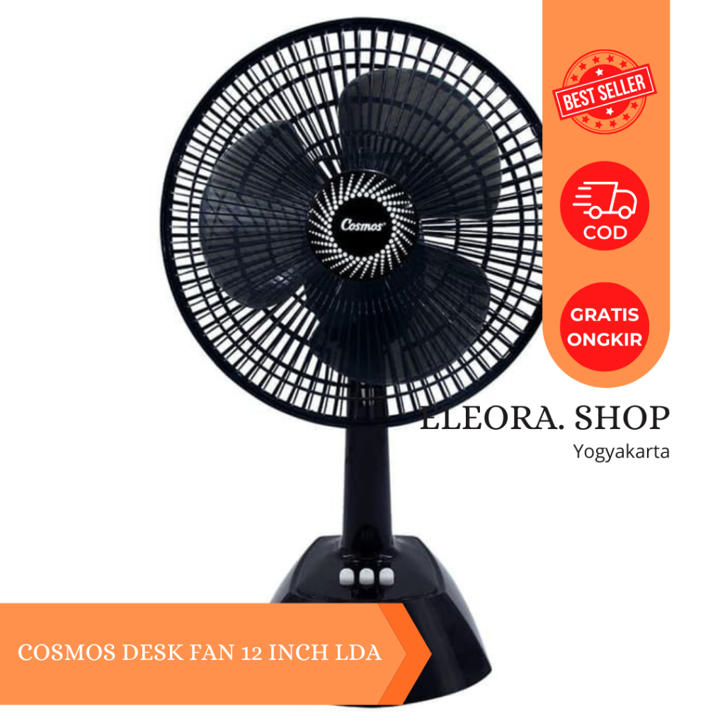 Jual COSMOS KIPAS ANGIN MEJA 9 INCH 12 INCH / DESK FAN 2 IN 1 WALL FAN ...